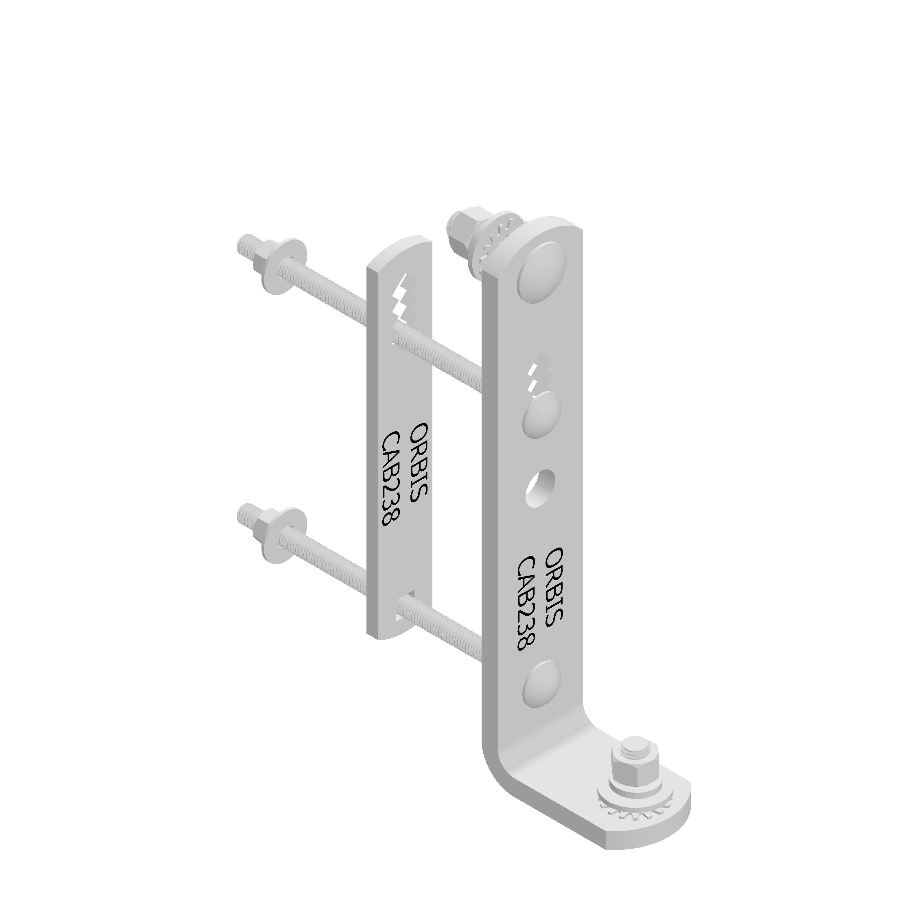 Crossarm Bracket NEMA B 10 5 8 X 3 3 8 C w 6 7 8 Bolts Enerlink